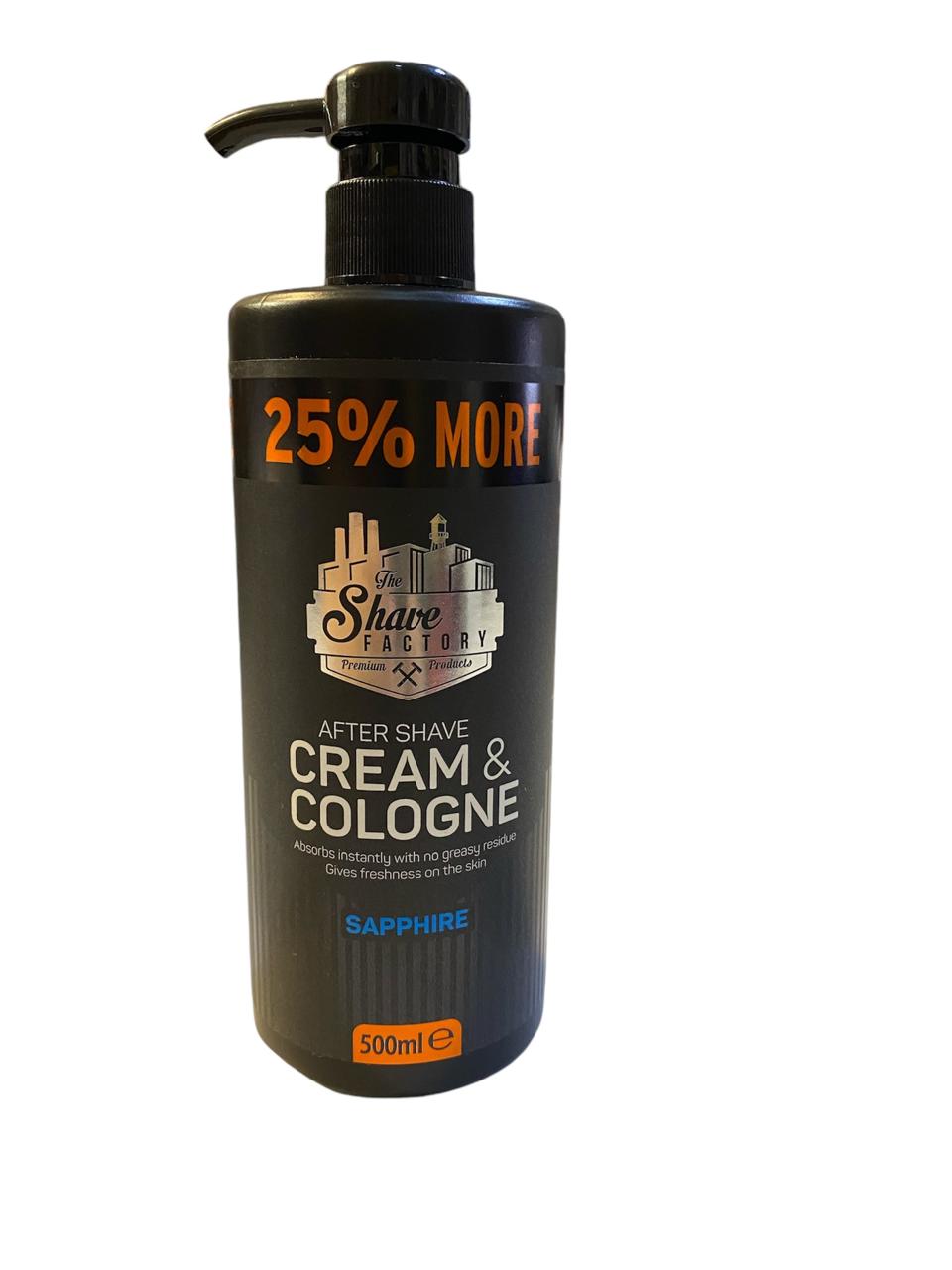 ARI CREMA Y COLONIA SAPPHIRE SHAVE FACTORY 500 ML – Productos De ...