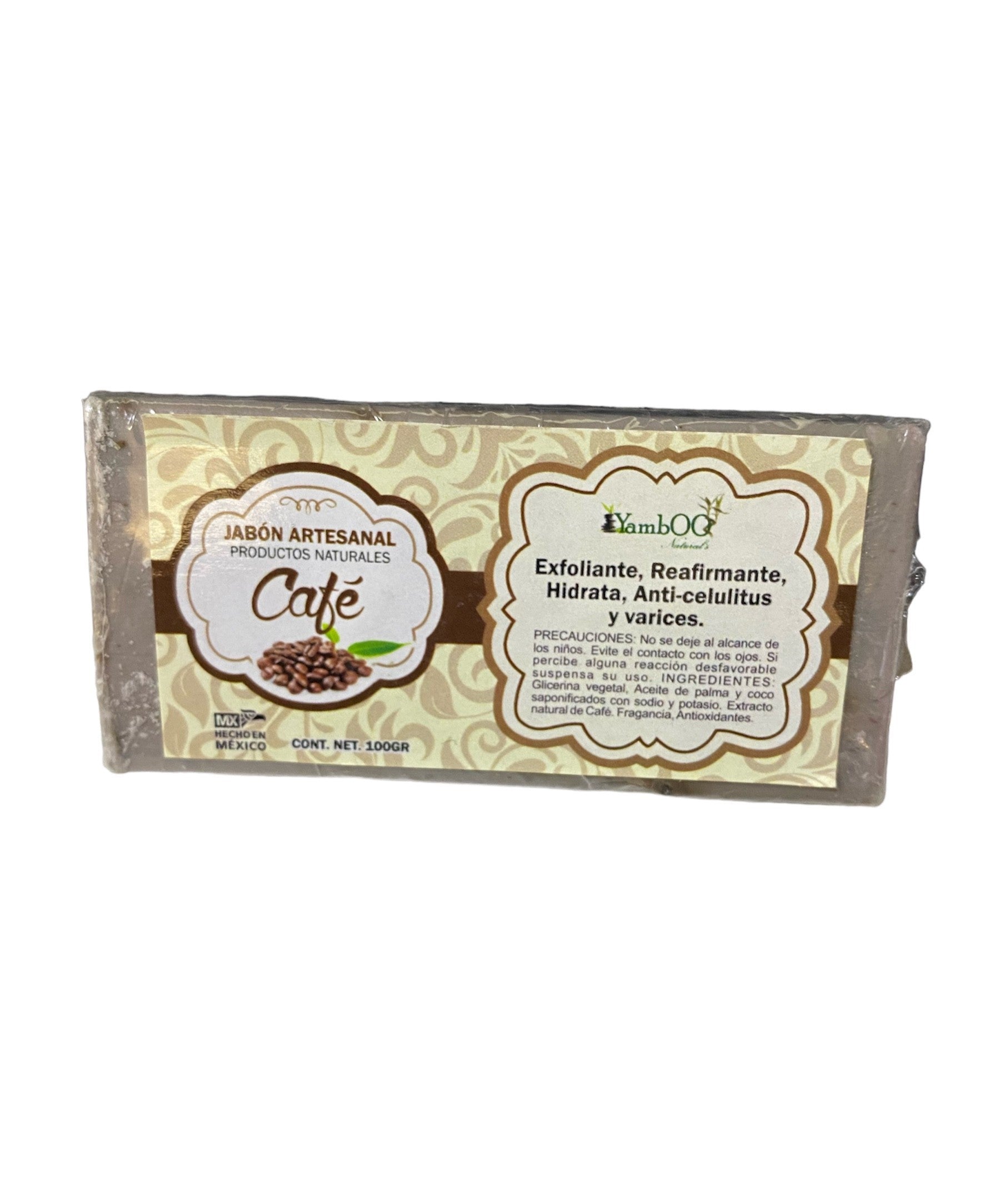 YAMBOO JABON ARTESANAL CAFE 100G – Productos De Belleza Reyna